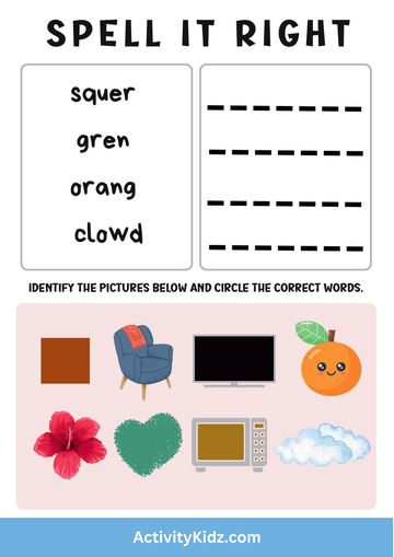 Upper Kindergarten Worksheets and Free Printables for Kids – ActivityKidz